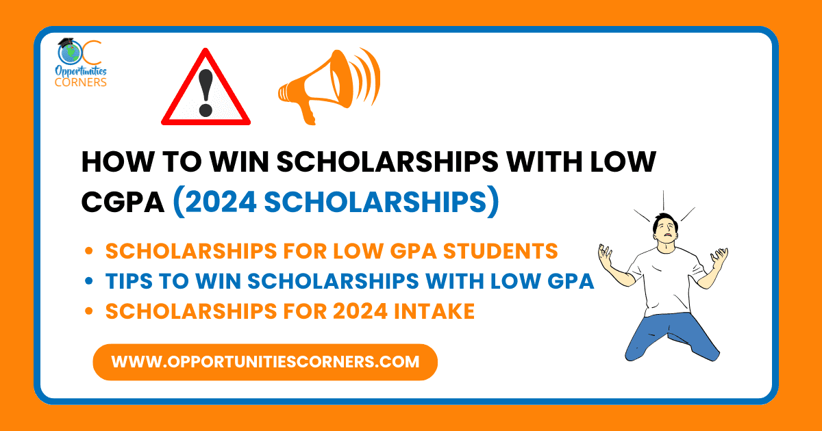 How to Win Scholarships With Low CGPA