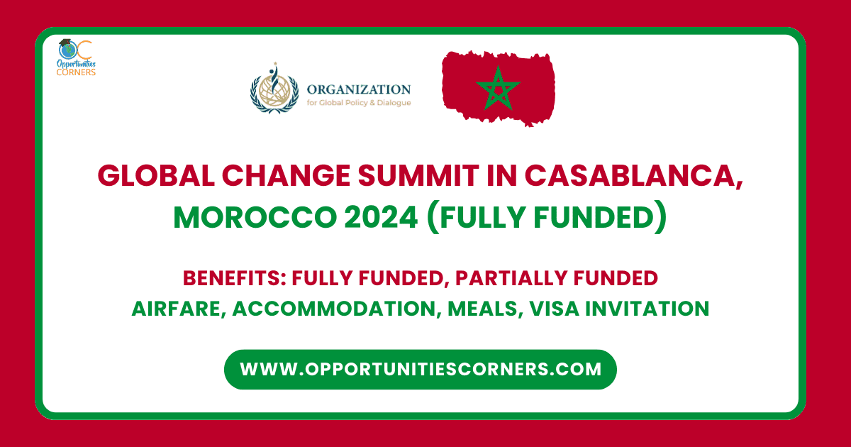 Global Change Summit in Morocco 2024