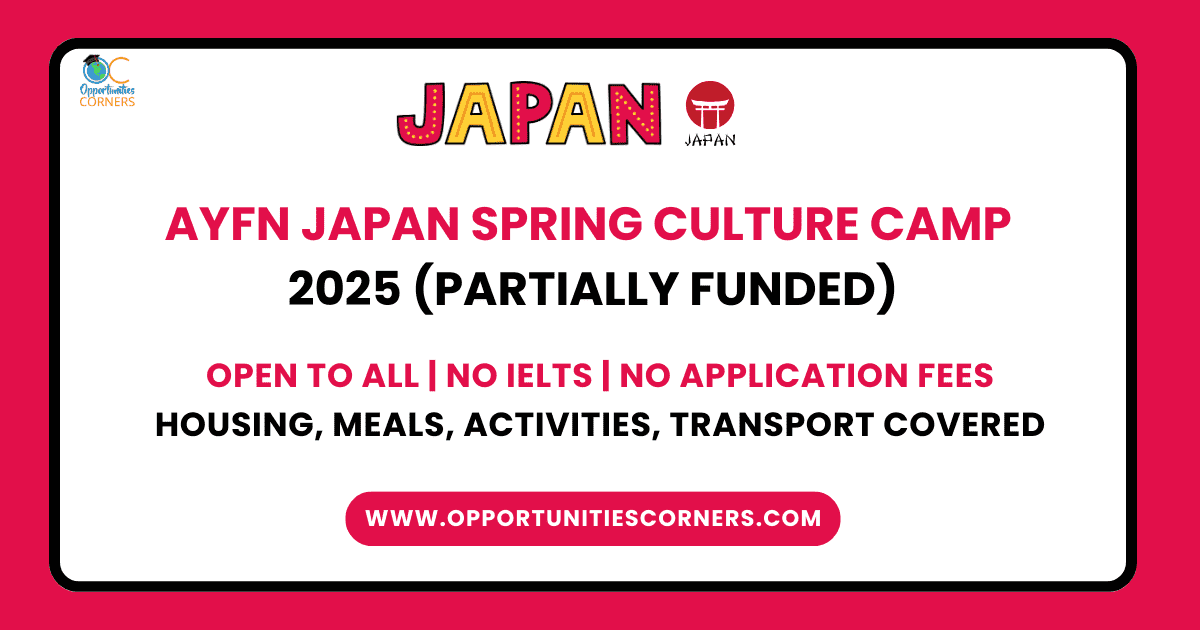 AYFN JAPAN Spring Culture Camp 2025 (Partially Funded)