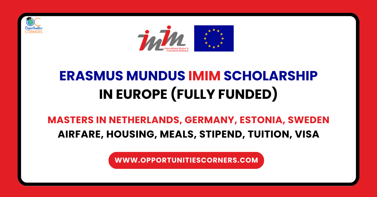 Erasmus Mundus IMIM Scholarship 2025/27 (Fully Funded)