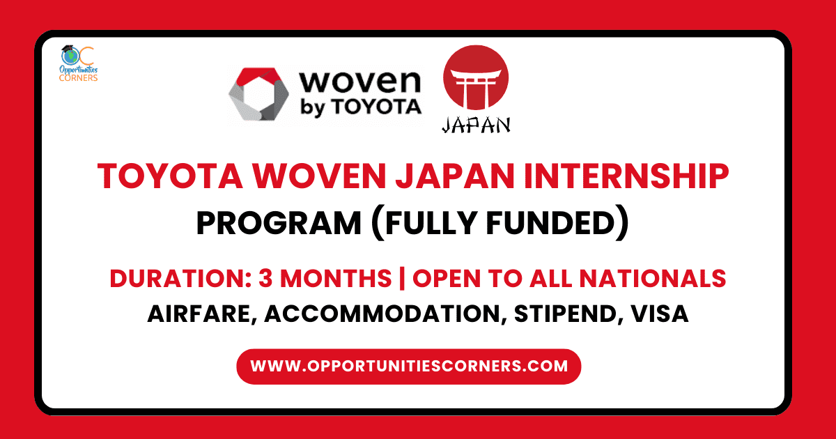 Woven Toyota Japan Internship 2025 (Fully Funded)