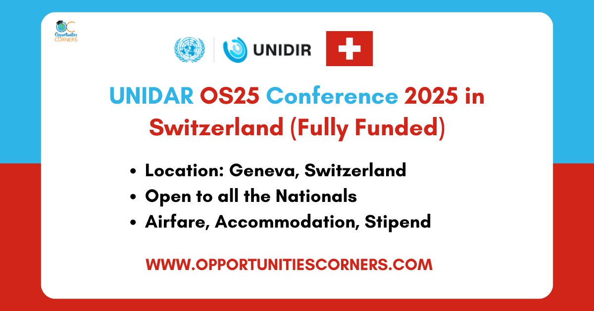 UNIDAR Outer Space Security Conference 2025 in Switzerland