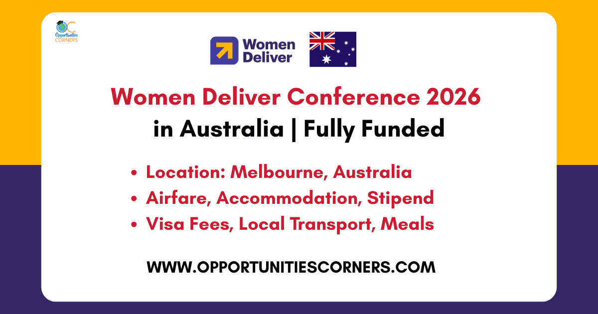 Women Deliver Conference 2026 in Australia | Fully Funded