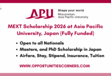 University of Osaka MEXT Scholarship 2026 in Japan (Fully Funded)
