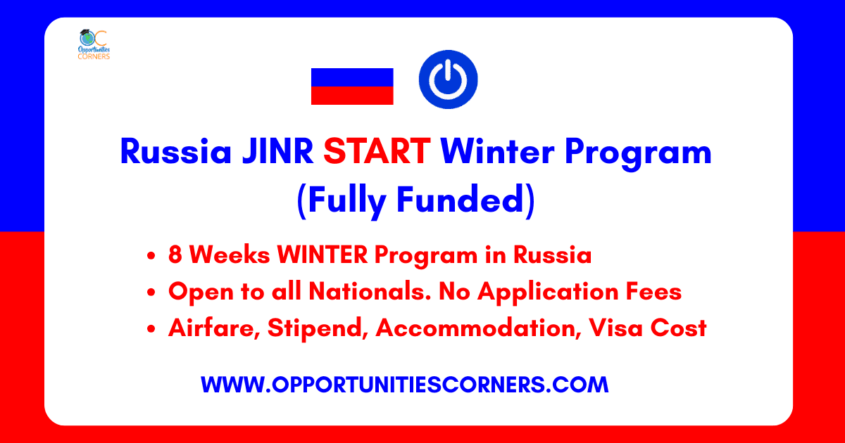 Russia JINR START Winter Program 2026 (Fully Funded)