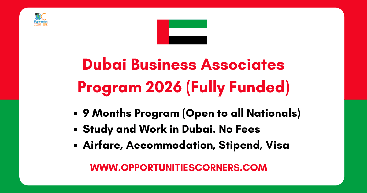 Dubai Business Associates Program 2026 (Fully Funded)