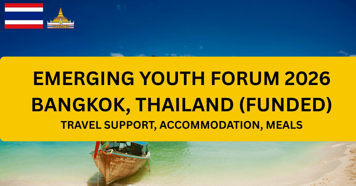 Emerging Youth Forum 2026 Bangkok, Thailand