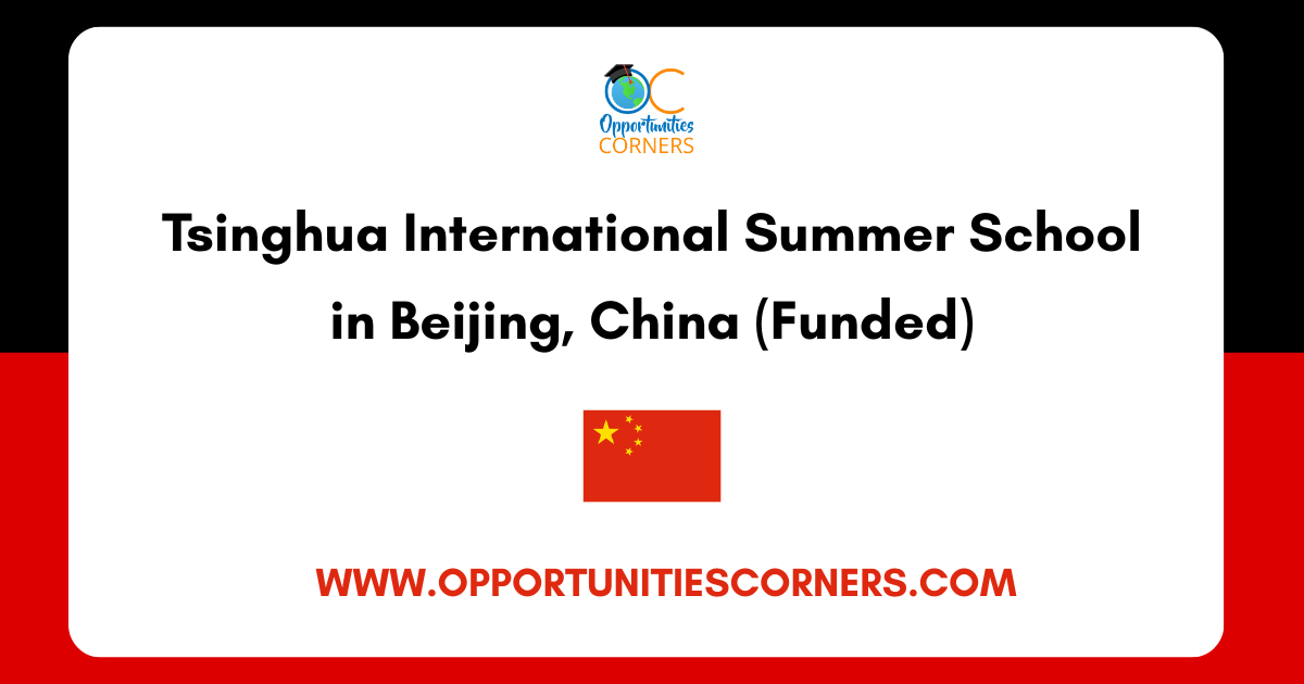 Tsinghua International Summer School 2026, China (Funded)
