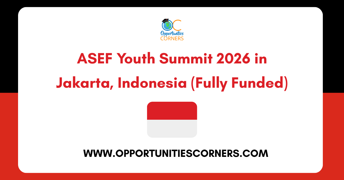 ASEF Youth Summit 2026 in Indonesia (Fully Funded)